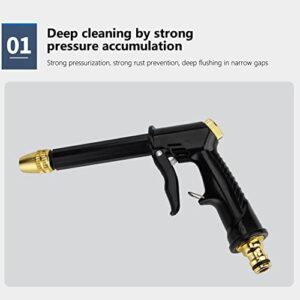 High Pressure Power Washer-high Pressure Cleaning Tool,gutter Patio Car Pet Window Cleaning Tool,flexible Water Hose Universal Nozzle,suitable for Most Standard Garden Hoses( On-ly Water Gun)