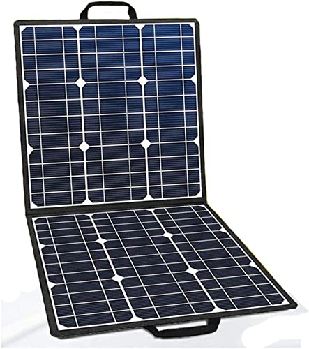 Solar Panels 100W 18V Portable Solar Panel 5V USB Flashfish Foldable Solar Cells Battery Charger Folding Outdoor Power Supply Camping Garden (Color 50W) (100W) (50W) (100w) (50w)