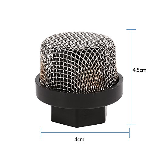 Hose Inlet Strainer Filter, Inlet Suction Strainer for Remove Debris Protect The Pump and Filter Garden Hose Strainer Filter Pump Inlet Strainer Sprayer Filter 7/8 Thread for Sprayer 390 395 495