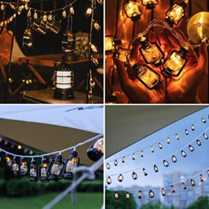 AVEKI Solar String Lights Outdoor Waterproof, 50 Bulbs 23 Feet Solar Hanging Fairy Lights Outside, Solar Powered Patio Lights Outdoor Solar Lights for Garden Yard Porch Wedding Party Camping (23FT)