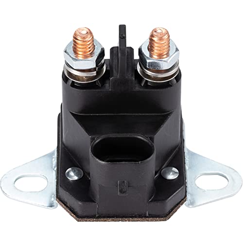 Saiyugty 04781700 Starter Solenoid Part Compatible with Ariens Gravely Zoom IKON ZTX ZT XL Zero Turn Mower ATV Vehicle Snowmobile Garden DIY Tool, 12V Lawn Mower Solenoid Parts