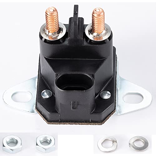 Saiyugty 04781700 Starter Solenoid Part Compatible with Ariens Gravely Zoom IKON ZTX ZT XL Zero Turn Mower ATV Vehicle Snowmobile Garden DIY Tool, 12V Lawn Mower Solenoid Parts