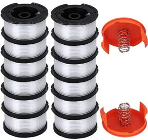 af100 replacement spool for black and decker af-100-3zp af-100-bkp,30-foot,0.065-inch,(af-1003zp) fits gh900 gh600 gh610 string trimmer 30ft 0.065″ trimmer line replacement spool refills (12 + 2 )