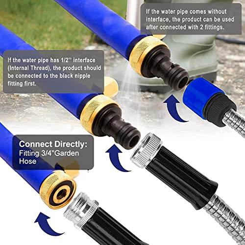 Hydro Jet High Pressure Power Washer Wand for Garden and Dual-Function Undercarriage Cleaner, Surface Cleaner for Pressure Washer