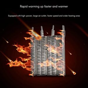 Outdoor Garden Heater Portable Electric Space Heater, Ceramic Heater Fan, Tip-Over And Overheat Protection, Fast Heating For Home EU Plug Patio Heater (Color : B)