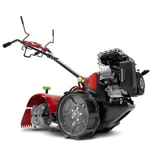 earthquake 37037 pioneer dual-direction rear tine tiller, red/black