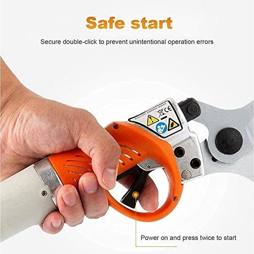 Professional Electric Pruning Shears 450W Electric Shears Pruner for Fruit Tree Garden Scissors 36V Electric Pruning Shear Orchard (Size : 30mm) (Size : 45mm)