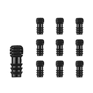 beadnova drip irrigation parts 10 pcs 1/2 inch barbed end plugs goof plugs drip irrigation fittings drip line connectors for 1/2 inch irrigation tubing garden watering system (10pcs)