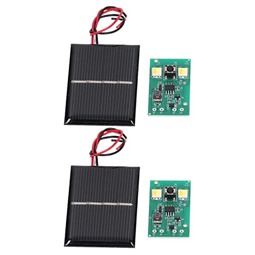 Jeanoko Solar Lamp Control Board, PCB Charge Protection Solar Light Control Panel 1.2V Durable High Drive Efficiency for Garden