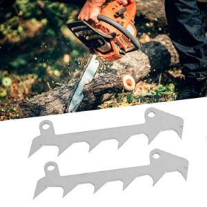 Yencoly Bumper Spike, 2Set High‑Hardness Steel Corrosion Eesistance Chainsaw Spare Parts Nut Chainsaw Accessories, for Chainsaw Garden Home Farm