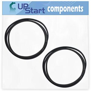 upstart components 2-pack 532405143 deck belt replacement for husqvarna yt46ls (96043015000) garden tractor – compatible with 584453101 46 inch mower deck belt