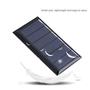 2pcs Solar Panel, 3V 80MA 20.5% High Conversion Efficiency Polycrystalline Silicon Solar Panel for Garden Lighting Emergency Lights Advertising Lights