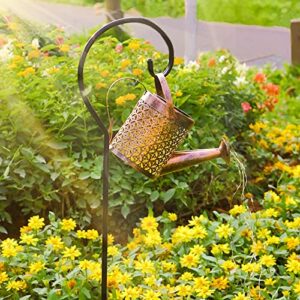 Upgrade Large Watering Can with Lights - Solar garden lights, Waterproof Solar Lanterns Garden Decorations for Outdoor, Pathway, Yard, Deck, Lawn, Patio, Walkway, Courtyard Party Decor Gardening Gift