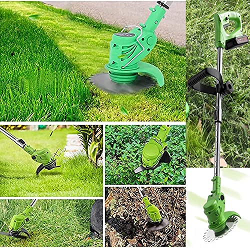 Cordless String Trimmer Electric Weed Eater Battery Powered 24v Weed Wacker 3-in-1 Cutting Tool Lawn Trimmer Edger Height Adjustable Low Noise Brush Cutter for Lawn, Yard, Garden, Bush1