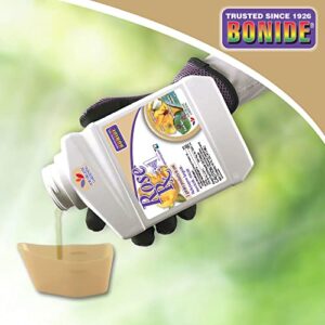 Bonide Rose Rx Multi-Purpose Fungicide, Insecticide and Miticide, 16 oz Concentrated Solution for Organic Gardening