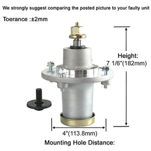 q&p Spindle Assembly Bracket Replaces 539112170 Fits Models EZ5221 EZ5224 EZ5225 EZ5226 GT52XLSI GTH27V52LS GTH2752TF GTH24V52LS GTH26V52LS GTH52XLS MZ522 Holes Tapped for Easier Install