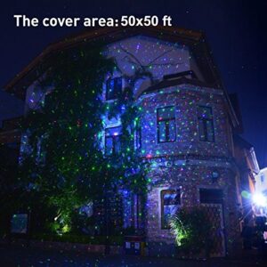 Lunmore Laser Projector Lights Christmas Garden Lights for Home Garden