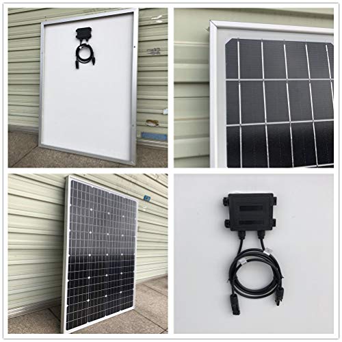 1120W Wind Solar Power Off Grid 24V Battery Charging Kit : 400W Wind Turbine + 6pcs 120W Solar Panel + Controller & Accessories for Home Garage Garden Farm Cabin