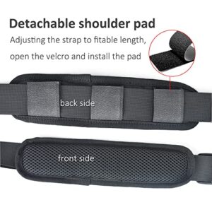 AKUATUZ Trimmer Strap for Weed Eater Shoulder Strap Easy Release Brush Cutter Harness Compatible with EGO String Trimmer, Leaf Blower