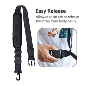 AKUATUZ Trimmer Strap for Weed Eater Shoulder Strap Easy Release Brush Cutter Harness Compatible with EGO String Trimmer, Leaf Blower