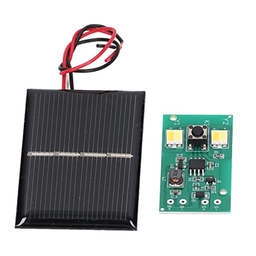 Solar Light Controller Board High Efficiency Drive Solar Light Control Panel Constant Current Driving 2 Sets 1.2V Charge Protection for Garden