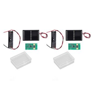 Solar Light Controller Board High Efficiency Drive Solar Light Control Panel Constant Current Driving 2 Sets 1.2V Charge Protection for Garden