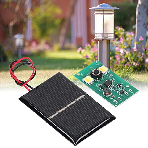 Solar Light Controller Board High Efficiency Drive Solar Light Control Panel Constant Current Driving 2 Sets 1.2V Charge Protection for Garden