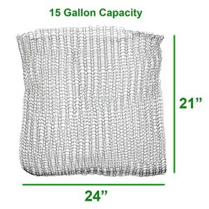 GiftExpress 15 Gallon Gopher and Vole Wire Speed Baskets, Plant Root Protector Gopher Baskets for Pests Repellent, Anti Gopher Baskets (2)