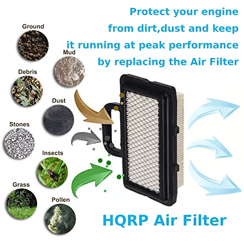 HQRP Filter Kit Compatible with John Deere 125 135 145 LA135 LA120 LA130 LA135 LA140 LA145 LA150 LA155 X130R X140 X155R X165 155C 190C D130 D140 D150 D160 Lawn Garden Tractor