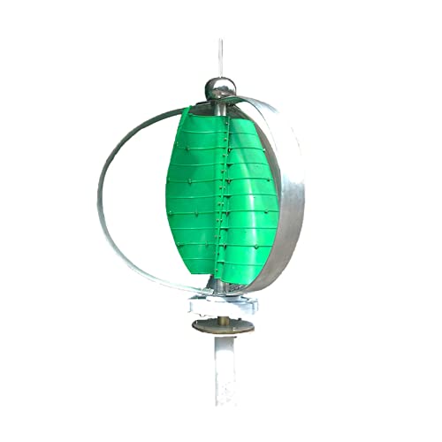 WANGYONGQI 400W Vertical Axis Wind Turbine, 12V 24V Vertical Breeze Start Low RPM Generator Electromagnetic Brake,24v