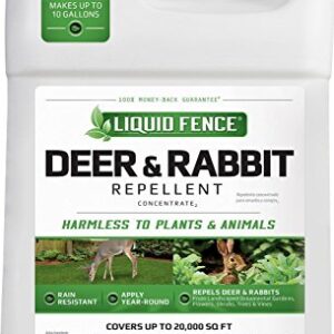 Liquid Fence 111 Deer and Rabbit Repellent, 1-Gallon Concentrate