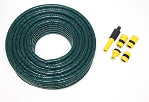 onestopdiy 25m heavy duty hose outdoor garden hosepipe braded with connectors