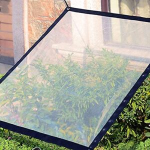 Clear Tarps Heavy Duty Waterproof for Greenhouse Garden Patio,10 X 13