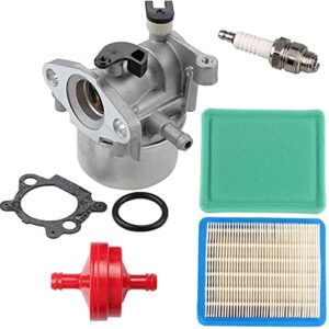 yermax 799866 790845 carburetor 491588s air filter for briggs & stratton 675 675ex 725ex series engine replace 799871 796707 794304 toro craftsman 190cc lawnmower