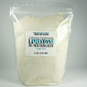 5 Pounds Calcium Carbonate Limestone Powder by The Seed Supply - Rock Dust - Great Soil Amendment and Fertilizer