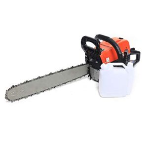 Gasoline Powered Logging Saw, 35.4" Handheld Gasoline Chain Saw, Wood Cutting Shredder for Farms, Gardens and Pastures