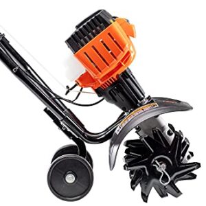 BLACK+DECKER BXGCU225 21AK225C936 9-Inch 25cc 2-Cycle Gas Powered Cultivator/Tiller, Black and Orange