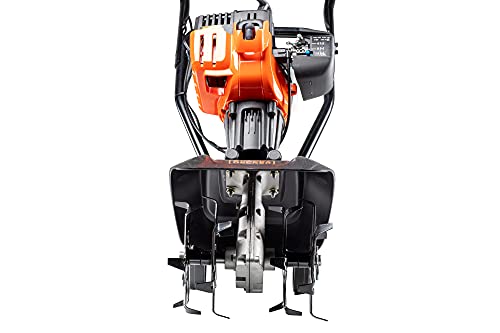 BLACK+DECKER BXGCU225 21AK225C936 9-Inch 25cc 2-Cycle Gas Powered Cultivator/Tiller, Black and Orange