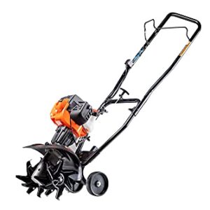 BLACK+DECKER BXGCU225 21AK225C936 9-Inch 25cc 2-Cycle Gas Powered Cultivator/Tiller, Black and Orange