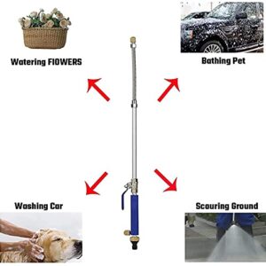 NC 2021 Upgrade Extendable Hydro Jet Washer High Pressure Power Washer Wand Water Hose with Nozzle Auto Watering Sprayer Flexible Garden Watering Sprayer for Car Wash and Window Washing