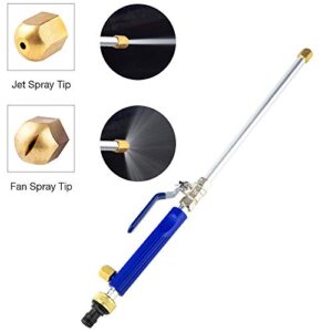 High Pressure Power Washer Wand - New Upgrade Magic Water Hose Nozzle, Garden Hose Sprayer for Car Wash and Window Washing, 2 Nozzle, Piston