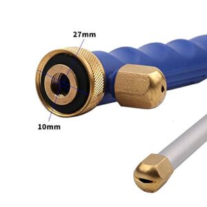 High Pressure Power Washer Wand - New Upgrade Magic Water Hose Nozzle, Garden Hose Sprayer for Car Wash and Window Washing, 2 Nozzle, Piston