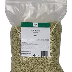 Sulfur Fertilizer 90% 25 Pounds by Garden Naturals