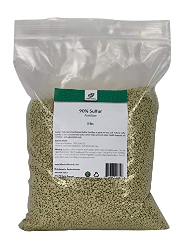 Sulfur Fertilizer 90% 25 Pounds by Garden Naturals