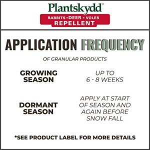 Plantskydd Animal Repellent - Repels Deer, Rabbits, Elk, Moose, Hares, Voles, Squirrels, Chipmunks and Other Herbivores; 3.5 LB Granular Shaker Jug (PS-VRD-3)