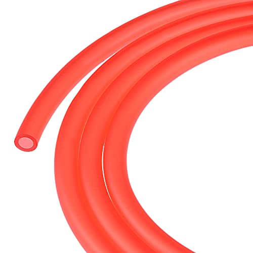 MECCANIXITY Petrol Fuel Line Hose 3/16" x 5/16" 10ft Red for Chainsaws Lawn Mower String Trimmer Blowers Small Engines