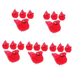 homsfou 20 pcs wedding lifelike decoration mini on for scene small home ornament gardens fake garden fairy decor foams indoor simulation foam ornaments red love outdoor decorative