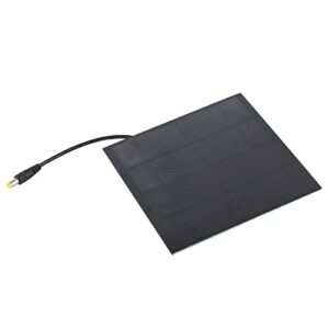 Ftory Silicon Solar Charger Panel,Portable 3W 6V Polycrystalline Solar Panel Outdoor for Solar Garden Lighting