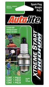 autolite xtreme start iridium lawn & garden spark plug automotive replacement, xst258dp