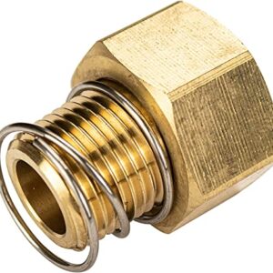 Simpson Cleaning 7100051 Replacement 3/4-Inch Female Garden Hose for Pressure Washer Pumps, 1/2-Inch MNPT, Gold